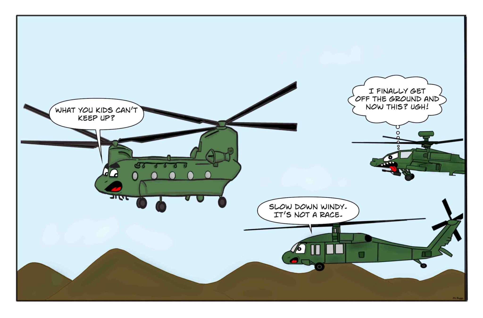 Big Windy Chinook Helicopter - The Frontlines